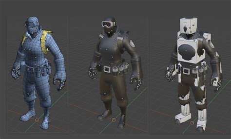 Make 3d Character For Game Playermodel Gmod Character Gaming Characters By Frostlycit Fiverr