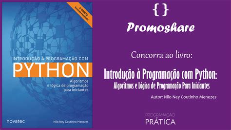 Sorteio do livro Introdução à Programação com Python Programação Prática