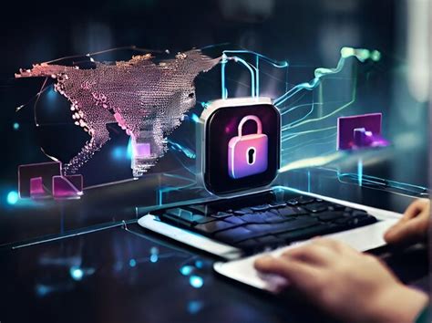 Cybersecurity Protect Our Internet And It Department Ai Generative Premium Ai Generated Image