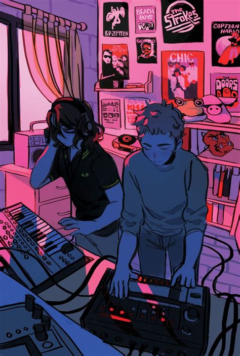 Daft Punk Zine Illustration Jacqueline Rilloraza Cartoon Art Styles Aesthetic Art Daft Punk