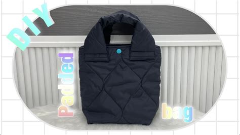 Diy Handmade Mini Padded Bag 핸드메이드 미니 패딩백 만들기 가방 만들기 겨울 가방 만들기