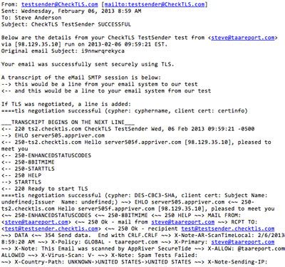 Check For TLS Email Encryption Steve Anderson S TechTips