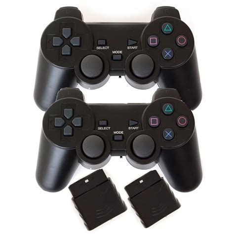 2 Packs 24g Wireless Gaming Controllers For Ps2 Uk Electronics