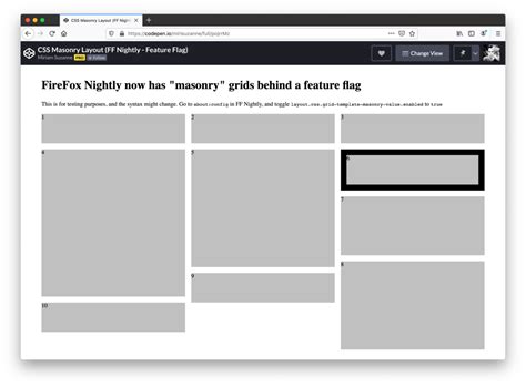 Css Grid Layout Module Level 2 Masonry Layout