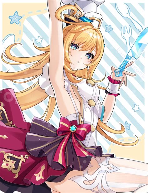 Escoffier Genshin Impact Drawn By Kanengomi Danbooru