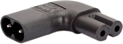 Amazon Com Vellcon Pack IEC C To C Right Angle AC Adapter IEC C C Degree