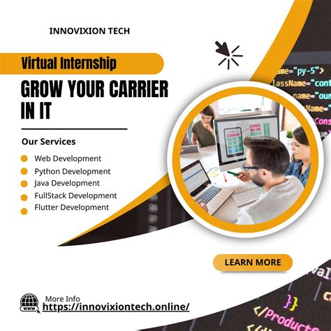 Innovixion Tech On Linkedin Innovixiontech Internships Opportunity