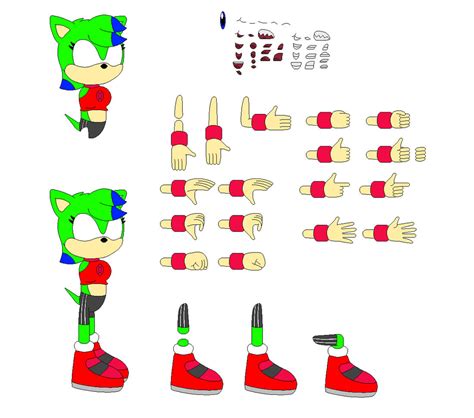 Character Builder Ruby The Hedgehog By Arontw On Deviantart