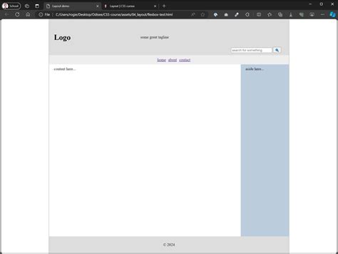 Layout Css Cursus