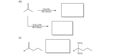 solved 1 fill in the boxes below with the correct reagent