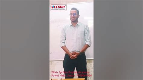 English Speaking Part 77english Satara Learning 👉elixir Spoken English Academysatara