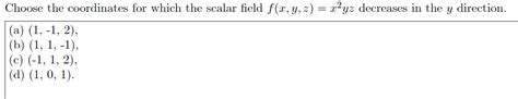Solved Vector Fields Sketch By Hand The 3d Vector Field
