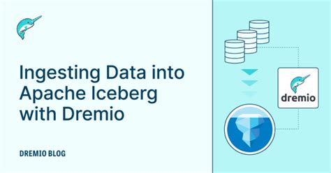 ingest data into apache iceberg with dremio dremio
