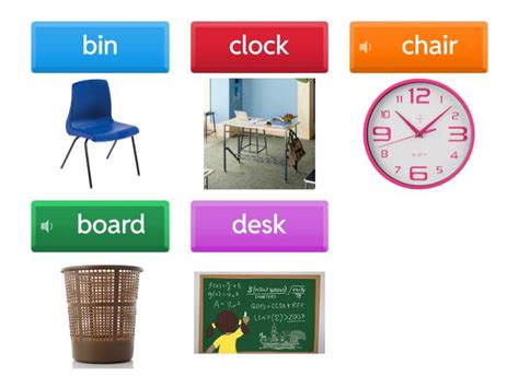 Getter 1 03 Classroom Objects Match Up