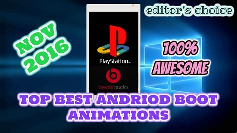 TOP BEST BOOT ANIMATIONS FOR ANDROID NOV ULTIMATE EDITION YouTube