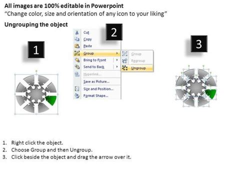 PowerPoint Template Company Round Chart Ppt Backgrounds
