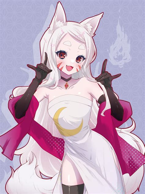 Shiro Sewayaki Kitsune No Senko San Drawn By Yamuimo Danbooru