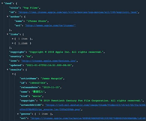 串接第三方 Api，解析 Json 資料，轉換成自訂型別顯示 彼得潘的 Swift Ios App 開發教室 Medium