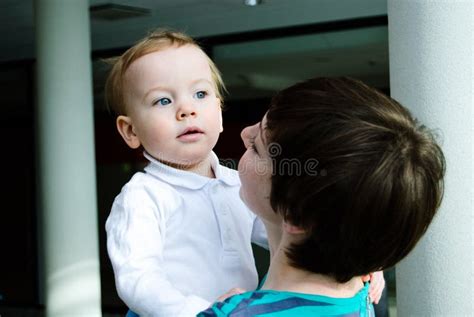 Mother And Son Stock Image Image Of Mother Smile Look