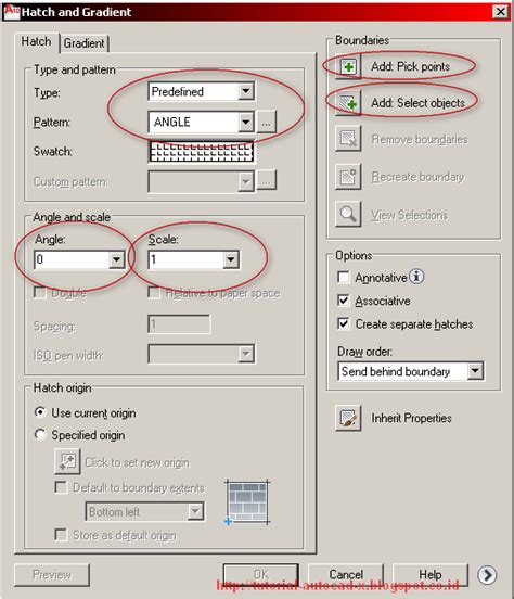 Prinsip Cara Membuat Arsiran Hatch Di Autocad Tutorial Autocad X