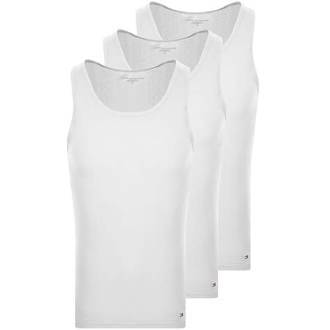Tommy Hilfiger Underwear Pack Vests White Mainline Menswear