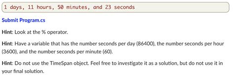 Solved Write A C Program That Takes Seconds And Converts It