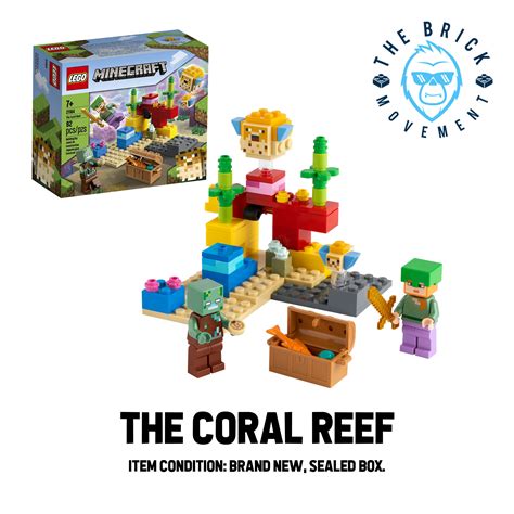 LEGO® MINECRAFT 21164 The Coral Reef Set | Lazada PH
