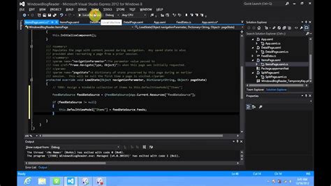Windows 8 Development Xaml Defaultviewmodel Binding Youtube