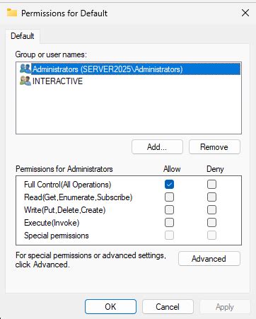 WinRM Permissions Get Help Ansible
