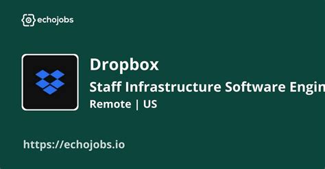 dropbox is hiring staff infrastructure software engineer usd 183k