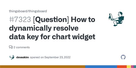 Question How To Dynamically Resolve Data Key For Chart Widget · Issue
