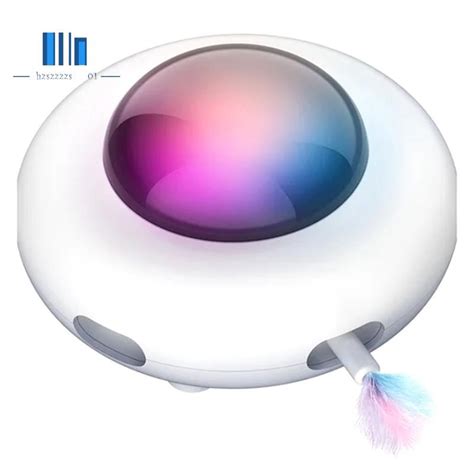 Ufo Interactive ของเล่นแมวในร่มหมุนของเล่นแมวอิเล็กทรอนิกส์ปิดการเคลื่อนไหวสุ่ม Usb ชาร์จใช้งาน