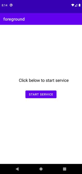 Foreground Service In Android Geeksforgeeks