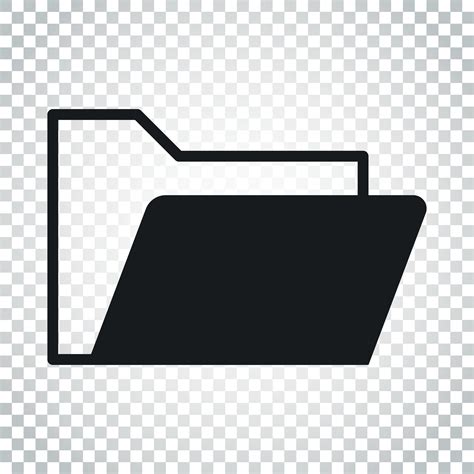 Folder Document Flat Vector Icon Archive Data File Symbol Logo