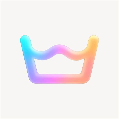 Colorful Gradient Crown Icon Free Photo Illustration Rawpixel