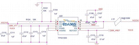 Ddr参考电压被拉低，求大神解析 微波eda网