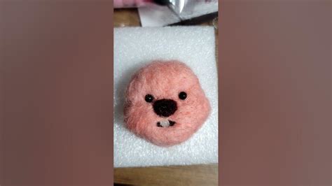 헤어 나올 수 없는 루피 일상 루피 양모펠트 잔망루피 루피머리 공예 만들기 다이소 Youtube