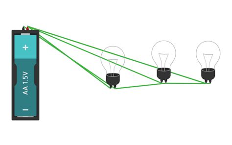 Circuit Design Bulb Glow In Parallel Combination Tinkercad