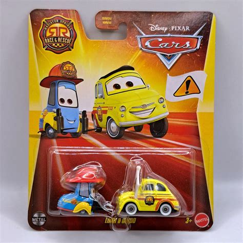 Disney Pixar Cars Race And Rescue Luigi And Guido 1 55 Scale Agr Models