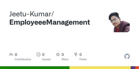 GitHub Jeetu Kumar EmployeeeManagement