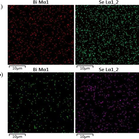 Elemental Analysis Mapping By Semedx Of Bi And Se Map For A Bi 2 Se