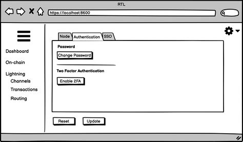 Reorganize The Settings Page · Issue 57 · Ride The Lightningrtl Design · Github