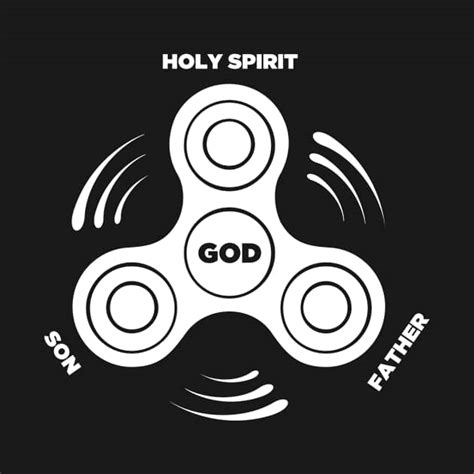 Holy Trinity Christian Fidget Spinner Fidget Spinner Tank Top