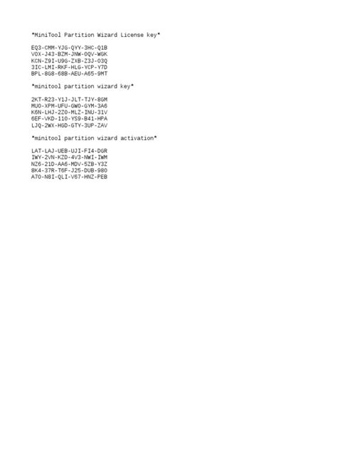 Minitool Partition Wizard Crack V11 6 0 License Key Patch 2020 Pdf