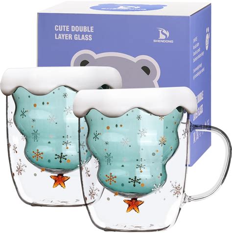 Fantesticryan Christmas Coffee Mugs Set Of 2 Double