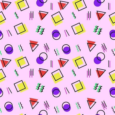 Premium Vector Shape Pattern Background