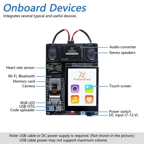 Freenove Development Kit For Esp32 S3 Wroom Cam