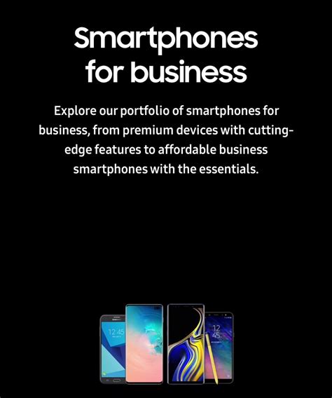 Business Phones | All Business Mobile Devices & Smartphones | Samsung ...