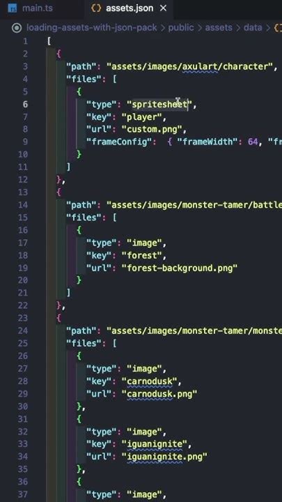 Phaser 3 Quick Tips 3 How To Load Assets Via Json Phaser Youtube