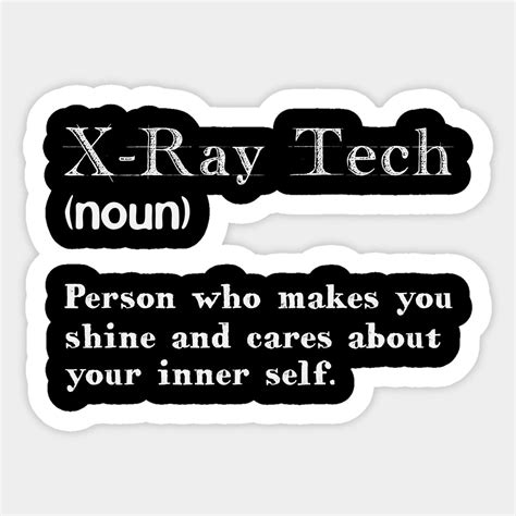 Radiologist Quote Radiology X Ray Technologist Sticker Radiologist